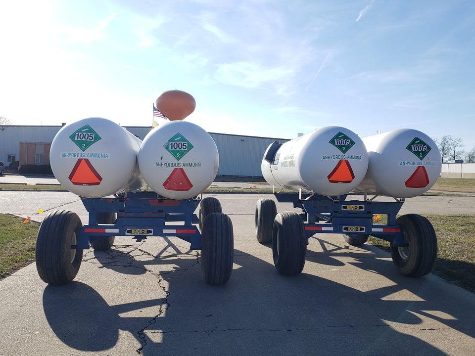 Buy Twin 1000 Gallon Nh3 Tanks Online - Double 1000 Gal NH3 Tanks For Sale