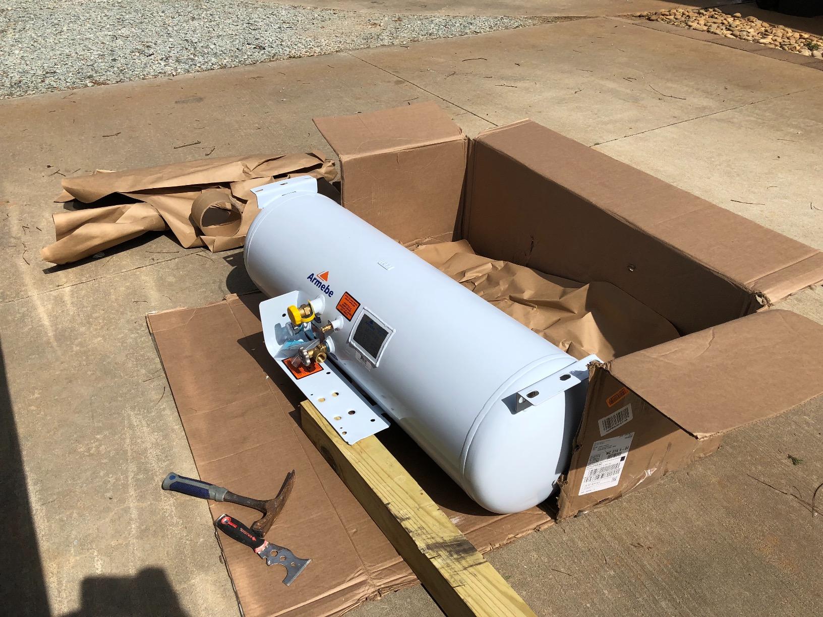 Buy 29.3 Gallon Horizontal Propane Tanks Cylinder Online - 29.3 Gal ...