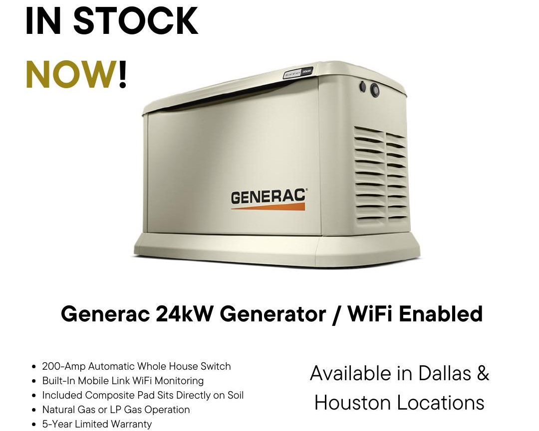 Buy Generac Guardian 24kW Standby Generator Set Online - 24KW Home ...
